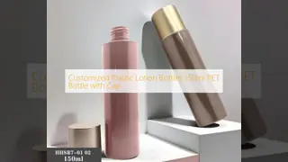 Custom PET Lotion Bottles 150ml With Pump