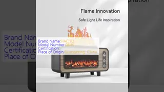 China Plastic Material 3D Flame Aroma Diffuser USB Air Humidifier Fireplace Design For Hotel for sale