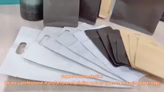 China Food Grade Customized Biodegradable Kraft Paper Zipper Top Flat Bottom Oil Proof Toast Bread Bag Wire Curling Seal Food Baking Packaging for sale