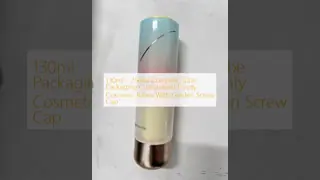 China 50mm-60mm Dual Compartment Cosmetic Tubes with Golden Screw Cap - 130ml to 250ml Custom Capacity for sale