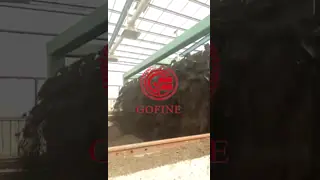 Efficiency Compost Turning and Mixing Machine Equipment fermentation use