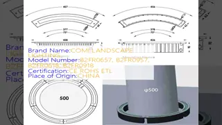 Curved LED Inground Lights For Gardens