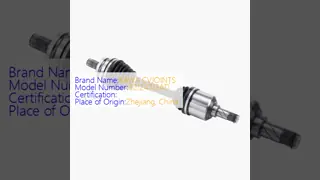 Jeep Grand Cherokee Drive Shaft CV Joint 52124713AD