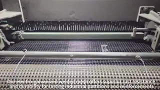 Electro-Galvanized Steel Wire Welded Mesh For Industrial Partition & Reinforcement