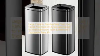 80L Large Plastic Trash Can