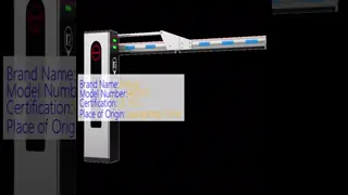 550mm Tripod Gate RS485 Access Control Security