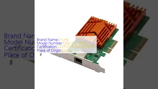 China High-Speed 10G PCIe Network Card with 2.5G/5G/10G over Cat 5e/6/6a Cables for sale