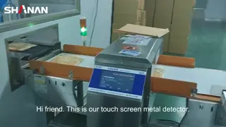 SA-990Touch screen Metal Detectors For Food Industry High Sensitivity SUS304