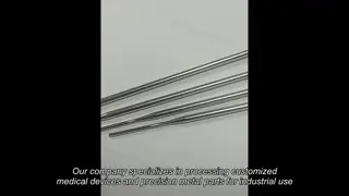 China 304 Stainless Steel CNC Milled Long Shaft Precision Threaded Rod for Medical Devices for sale