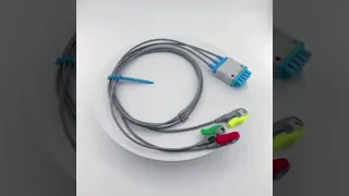 Watch: Compatible with GE Magui ECG splitter, European standard, 3-channel, clip