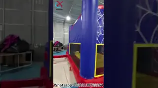 SpiderMan Bounce House Slide Fun Party!