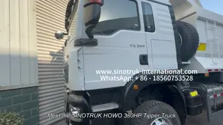 SINOTRUK HOWO Tipper Truck 380HP Heavy Duty