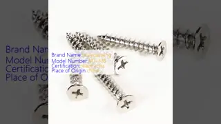 M3 M4 M5 Nickel Plated Screws Countersunk Flat Head