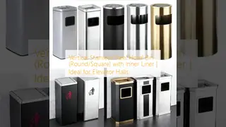 China Stainless Steel Hotel Bin with Ergonomic Handle and Customizable Design for Elevator Halls for sale