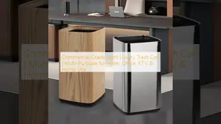 Durable Outdoor Trash Bin