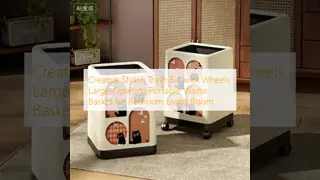 Foot Pedal Trash Bin with Lid