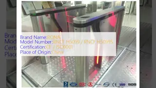 China Bi-directional Drop Arm Turnstile RFID Card Single Pole Turnstile With Anti-Collision CE approved for sale