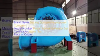 China Water Turbine Generator with Automatic Voltage Regulator (AVR) for Vertical/Horizontal Installation and 50Hz/60Hz Rated Frequency for sale
