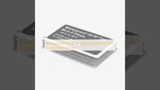 Waterproof RFID Tag 85x54mm 10cm Read