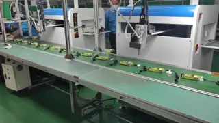 China Four-axis Visual High Speed Inline Dispensing Machine Working with Conveyor for sale