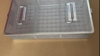 Stainless Steel Sterilization Basket for Medical Autoclave Box