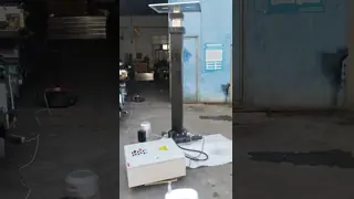 led screen telescopic mast