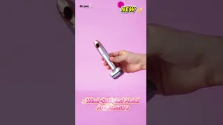 China New Design  Vibration EMS+LED Deep Renewal Microneedling Stamp Pen with 5-Level Speed Control and Blue & Red Light Therapy for Home Use for sale