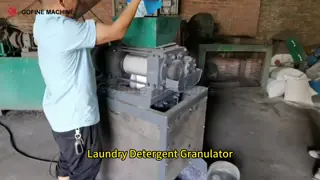 Watch a demonstration of the detergent powder extrusion and granulation process.