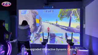 China Realistic Road Feel Indoor Cycling AR Bicycle Simulator For Entertainment Centers for sale