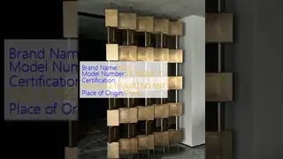 China PVD Plating Titanium Mirror 8k Polish Stainless Steel Screen Partition Free Standing Partition Panel Customizable Size for sale