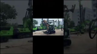 China Rotary Pile Machine with 50kN Lifting Force 35kNm Rotary Head Output Torque and 10° Forward Tilt for Efficient Pile Foundation Construction for sale