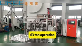 LK-T63 Foil Container Machine operation