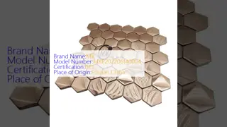Vintage Stainless Steel Mosaic for Walls