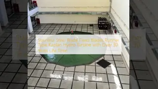 China Stainless Steel Blade Fixed Blades Runner Type Kaplan Hydro Turbine with Over 30 Years Life Time for sale