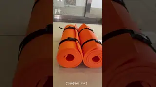 Foam camping mat roll