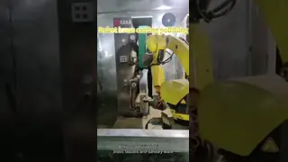 China Fully Automatic Robotic Polishing Machine with 14.5KW Power for Mirror Shiny Metal Workpieces for sale