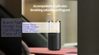 Car Humidifier Flame Light Aroma Diffuser