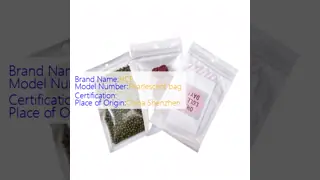 Custom Transparent Ziplock Bags for Stationery