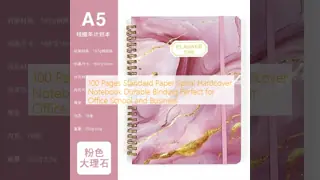 Durable Spiral Hardcover Notebook for Office & School