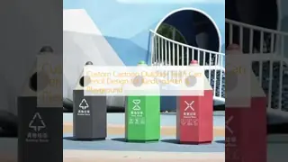 Durable Outdoor Trash Can