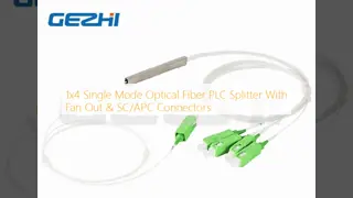1x4 PLC Splitter SC APC Fiber Optic
