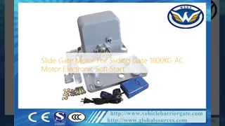 China Slide Gate Motor For Sliding Gate 1800KG AC Motor Electronic Soft Start for sale