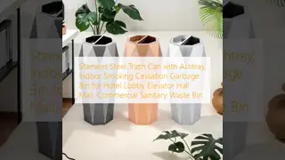 Eco Trash Can for Parks & Streets