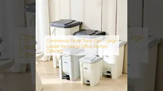 Large Stainless Steel Trash Can
