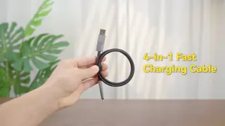 ESSAGER 240W 4in1 USB C Cable Fast Charge Data