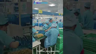 Behind the Scenes: BriskSpring Pre-filter Bowl Assembly Production Line