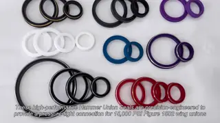 Oilfield Hammer Union Seals NBR PTFE HNBR FKM