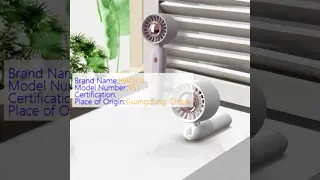 Portable Fan Dual Use Handheld Desktop Rechargeable Mini