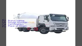 Concrete Mixer Truck Price New HOWO 6X4 For Sale