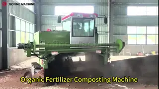 Crop Waste Composting Equipment For Organic Fertilizer Plant